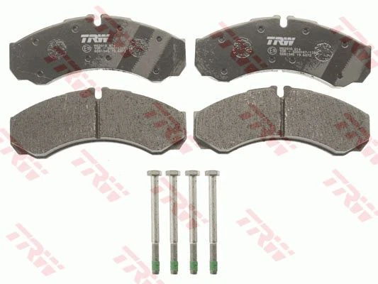 TRW REAR BRAKE Pad Set for Iveco Daily 50C18V F1CE0481H 3.0 May 2006 to ...