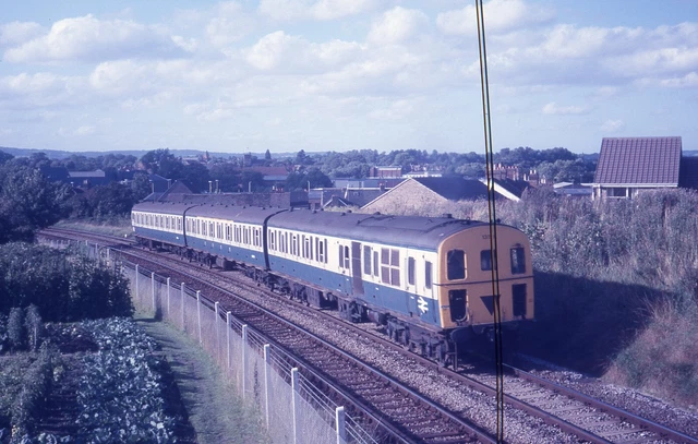ORIGINAL SLIDE BR SR 3-CAR Class 207 3D EAST SUSSEX DEMU 1319 Tonbridge ...