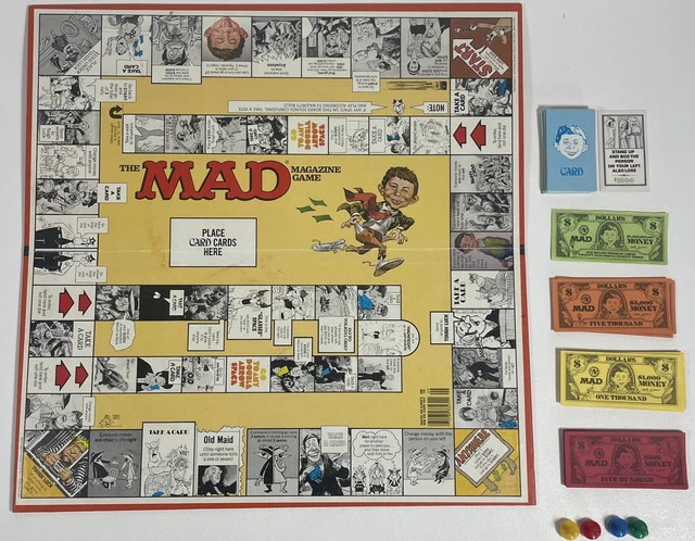 VINTAGE 1979 &THE MAD Magazine Board Game" by Parker Brothers $20.69 ...