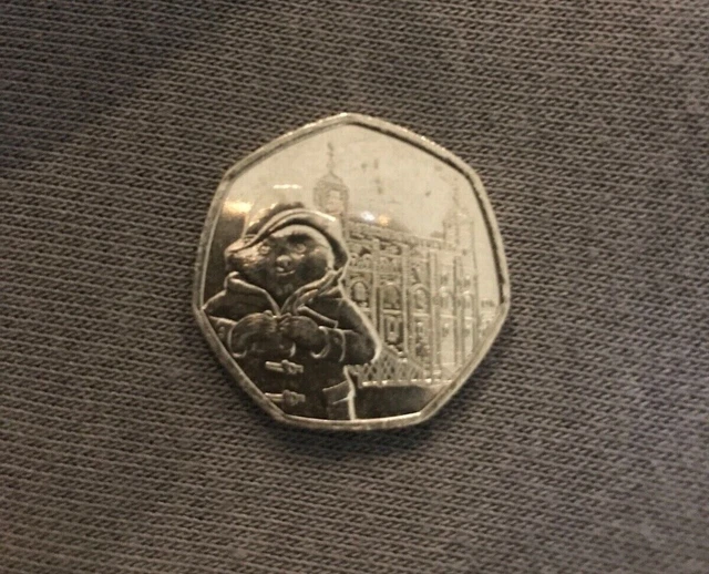 **RAREST 50P COIN** PADDINGTON BEAR Tower of London COLLECTORS ITEM ...