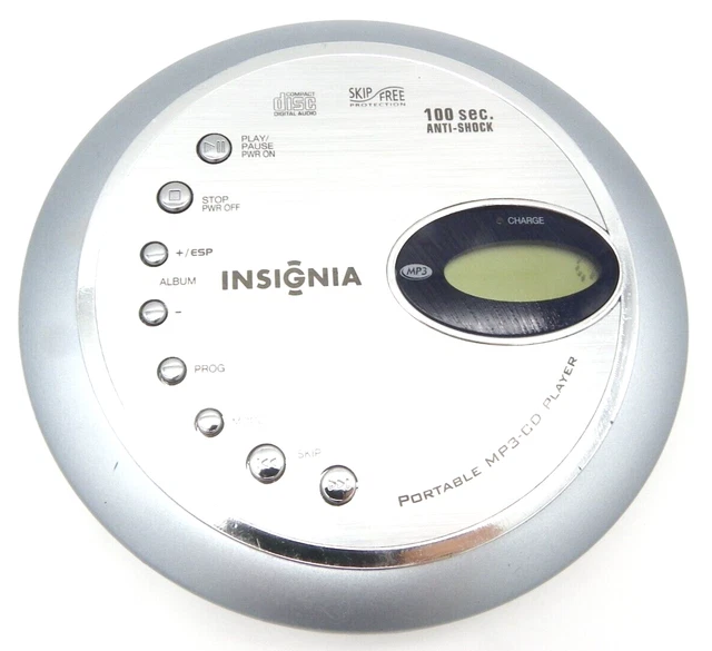 GREY SILVER INSIGNIA Portable CD Player IS-PACA102442 2005 $13.99 ...
