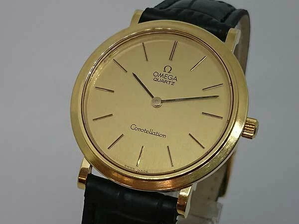 OMEGA CONSTELLATION VINTAGE Cal.1330 Ygp Ss Rare Quartz Montre Hommes ...