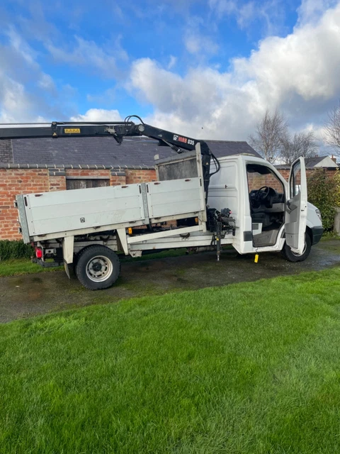 MERCEDES SPRINTER HIAB tipper £5,000.00 - PicClick UK