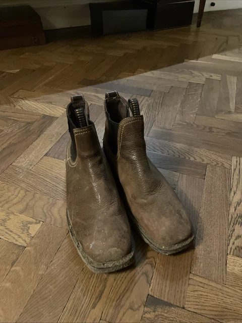 ARIAT MEN'S GROUNDBREAKER Chelsea Wide Square Toe Size 11.5 Work Boots ...