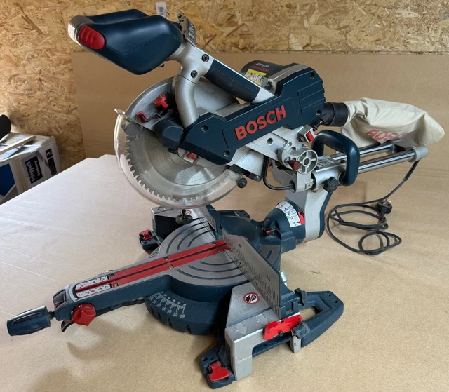 BOSCH GCM 10 SD Double Bevel 240V Sliding Mitre Saw £400.00 - PicClick UK
