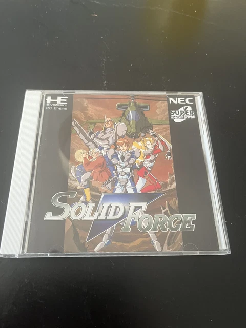 SOLID FORCE PC Engine CD-Rom 2 Turbo Duo TG16 Mint Condition £10.00 - PicClick UK