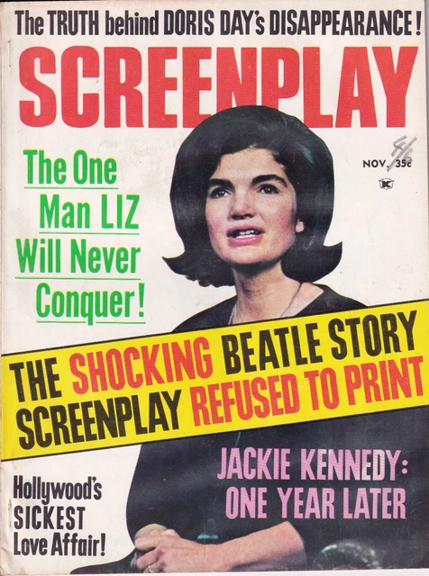 SCREENPLAY MAGAZINE NOVEMBER 1964 - Beatles, Liz taylor, Ann Margaret ...