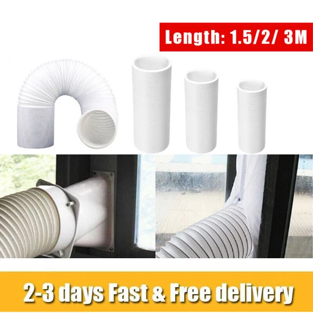 1.5M/2M/3M EXTRA LONG Universal Air Conditioner Pipe Duct Extension ...