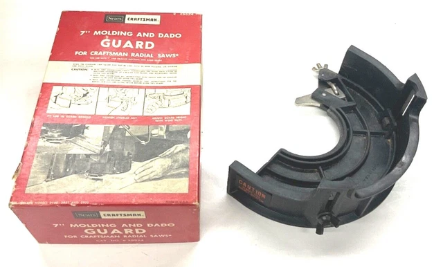 VINTAGE CRAFTSMAN TOOLS 7” MOLDING & DADO GUARD for RADIAL SAWS, 29524 ...