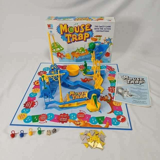 MOUSE TRAP BOARD Game by MB Games missing 2 cheese pieces £13.00 ...