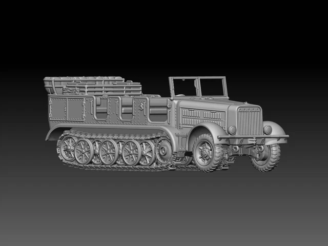 KIT 1/35 LE Sinn, non peint, WW2, armée italienne, Breda 61 Half-track, 250820 EUR 163,86 ...