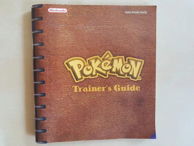 POKEMON TRAINER GUIDE Original Instructions/Manuel sur Pokémon Rouge ...