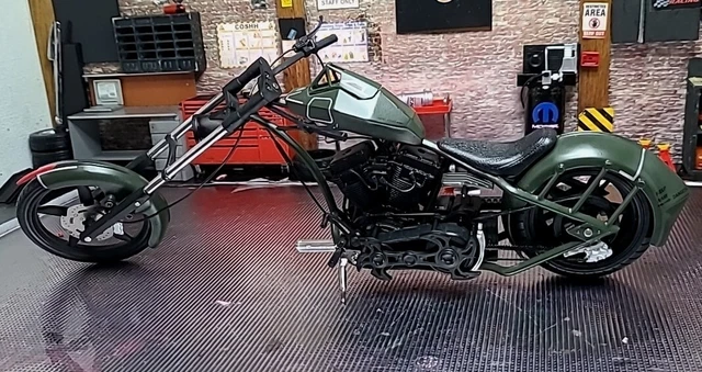 JOYRIDE AMERICAN CHOPPER Comanche 1:10 diecast Model Motorbike Bike OCC ...