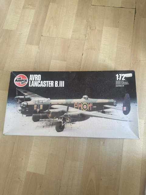 AIRFIX AVRO LANCASTER B.III 1:72 Scale Model Kit Serie 8 - 1986 - New ...
