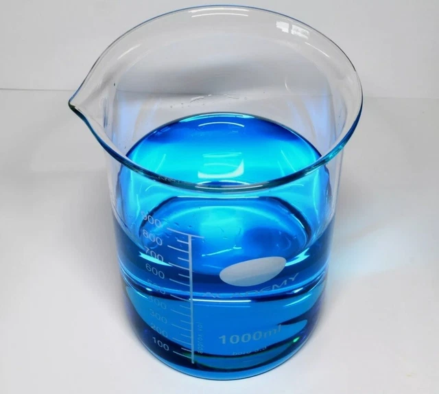 GLASS BOILING BEAKER Borosilicate 3.3 Glass Measuring Beaker, Lab ...