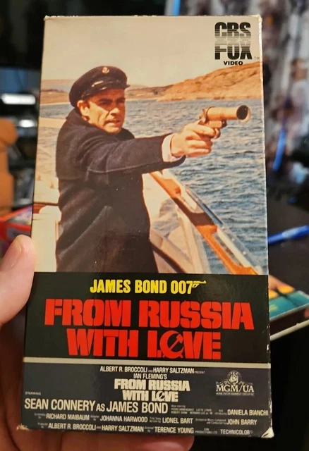 FROM RUSSIA WITH Love Sean Connery James Bond 007 VHS TAPE $5.00 - PicClick