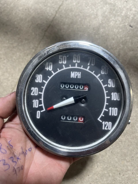 HARLEY DAVIDSON SPEEDOMETER Speedo bobber chopper knucklehead panhead ...