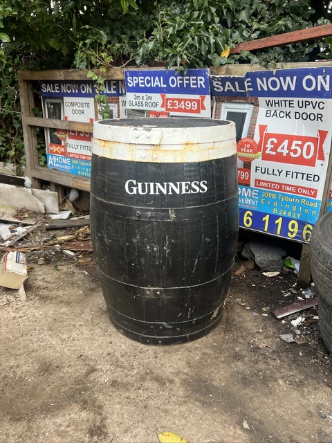 GUINNESS OAK BARREL Large Reclaimed Vintage £79.00 - PicClick UK