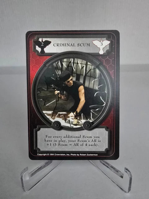 THE CROW - Brandon Lee CCG Trading Card Game - Criminal Scum $2.99 ...