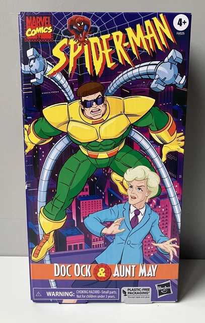 HASBRO 2023 MARVEL Legends Spider-Man Animated Series Doc Ock Aunt May ...