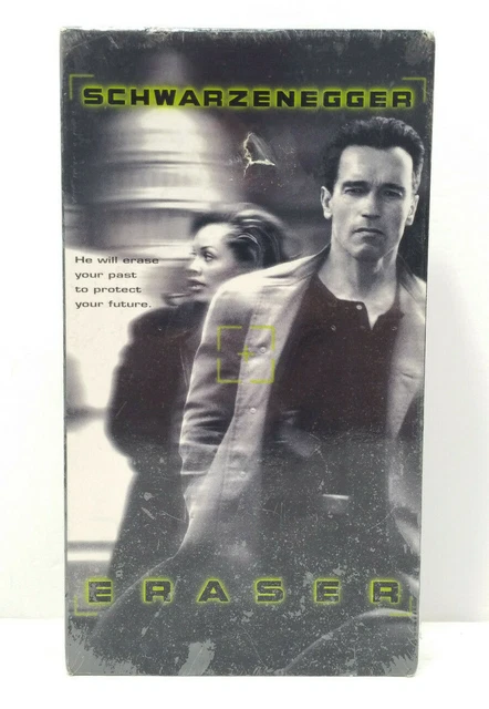 ERASER / MOVIE (VHS, 1996) Arnold Schwarzenegger Vanessa Williams NEW ...