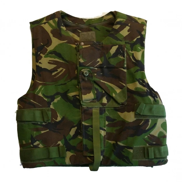 BRITISH ARMY CBA Combat Body Armour Bulletproof Vest (with filler ...
