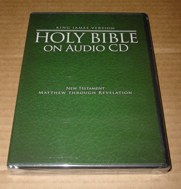 *NEW* KING JAMES Version Holy Bible on Audio CD New Testament Braun ...