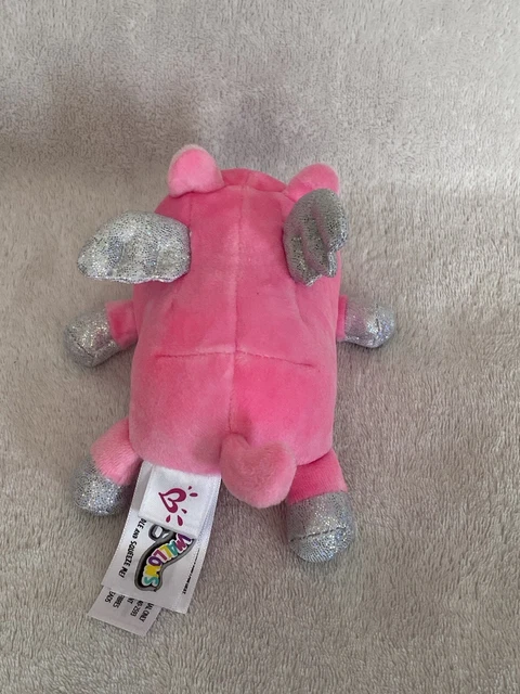SQUISHMALLOW JOY THE FLYING Pig Justice Exclusive 3 1/2” Mini Plush ...