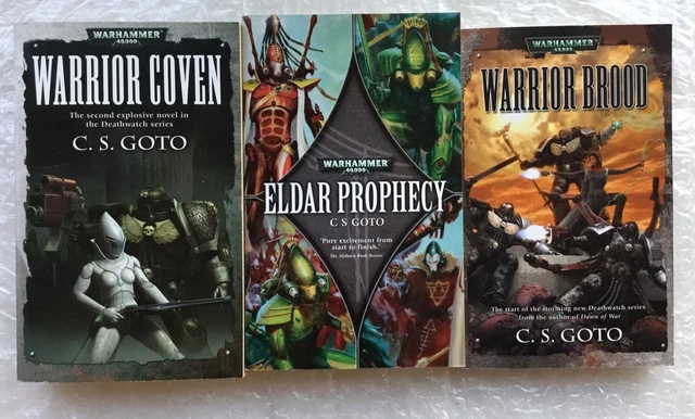 BLACK LIBRARY WARHAMMER 40k Books - Warrior Brood, Elder Prophecy ...