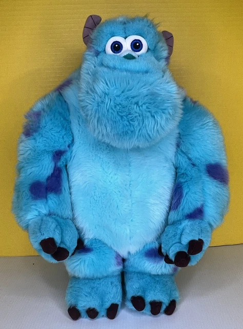 DISNEY STORE MONSTERS Inc SULLEY Sullivan Pixar Blue Stuffed Animal ...