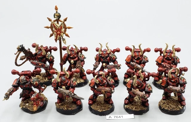 WARHAMMER 40K CHAOS Space Marines Legionaries OOP A7641 EUR 35,46 ...