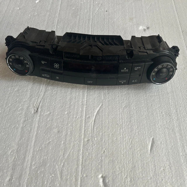 MERCEDES W211 W219 E Cls Climate Control Digital Display Control Module ...