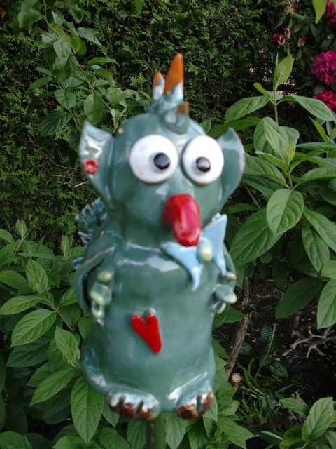 ROSENKUGEL, KERAMIK-UNIKAT, Elch, Handarbeit , EUR 9,90 - PicClick DE