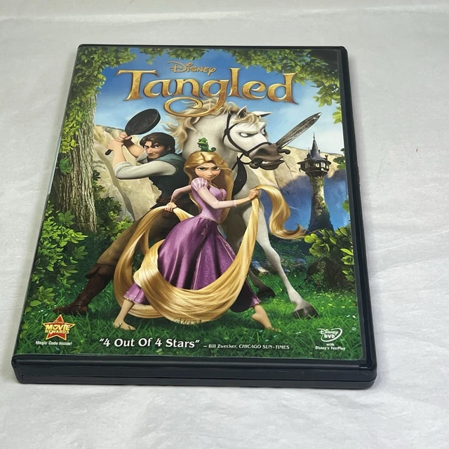 DISNEY'S TANGLED (2010) DVD Family Kids Movie, Rated PG Rapunzel ...