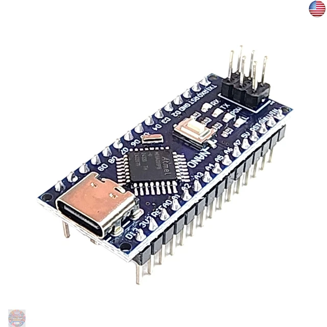 COMPACT V3.0 ATMEGA328P Development Board, Compatible with Arduino Nano ...