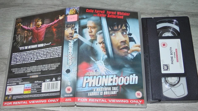 PHONE BOOTH VHS Video Ex Rental Big Box Cert CBS/FOX Action Thriller £5.99 - PicClick UK