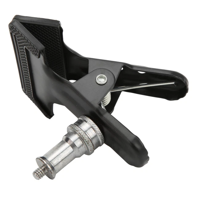 TRIPOD CAMERA CLIP Clamp Flash Holder Mount With 1/4 Inch Threaded For ...