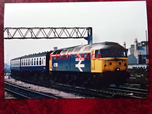 PHOTO CLASS 47 Loco No 47591 At Cardiff 1988 EUR 1,84 - PicClick FR