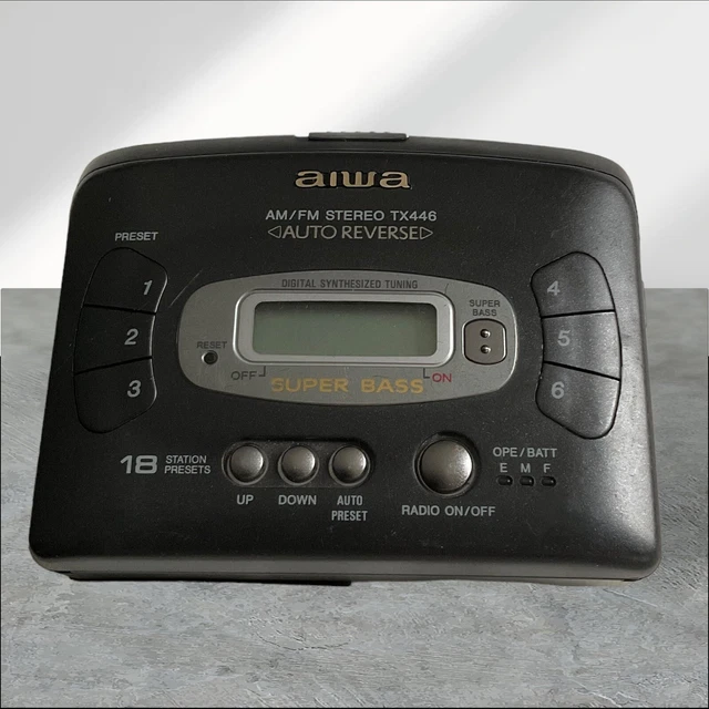 RARE AIWA PERSONAL radio cassette player HS-TX446 walkman £21.00 ...