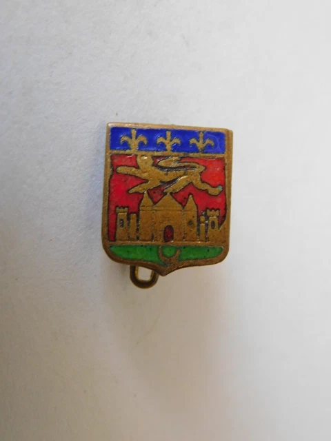 INSIGNE MINIATURE VILLE A Identifier / Ecusson Blason Metal Vintage EUR 4,99 - PicClick FR