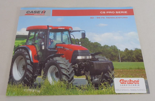 PROSPECTUS/BROCHURE CASE IH Tractor Cs pro Series Cs 82 - 98 Ps From 06 ...