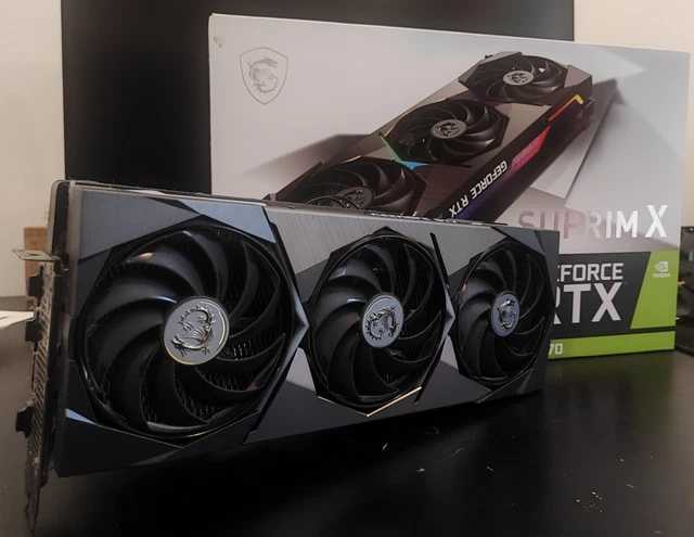 MSI RTX 3070 Suprim X 8 Go Carte Graphique Lhr EUR 300,00 - PicClick FR