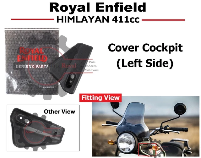 ROYAL ENFIELD &HIMALAYAN 411cc" "Cover Cockpit" Frame (Left Side) EUR ...