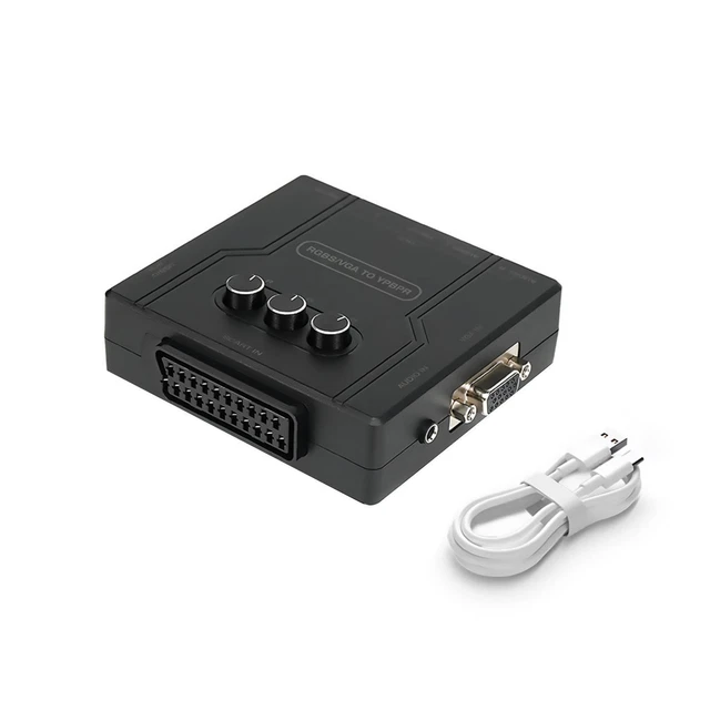 TYPE-C RGBS VGA to YPBPR Converter Adapter For NES For SNES For Genesis ...