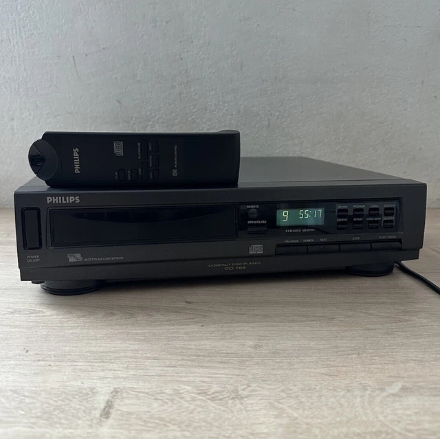 VINTAGE PHILIPS CD 164 Compact Disc Player/CD Player with Remote £61.55 ...