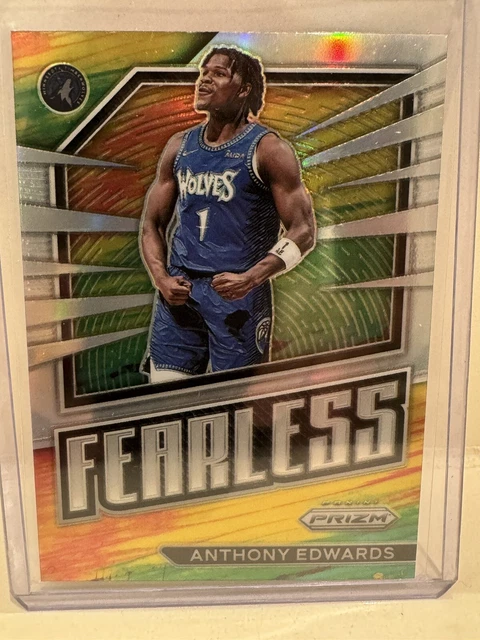 ANTHONY EDWARDS TIMBERWOLVES | 2022-23 PANINI PRIZM ARGENT SANS PEUR N ...
