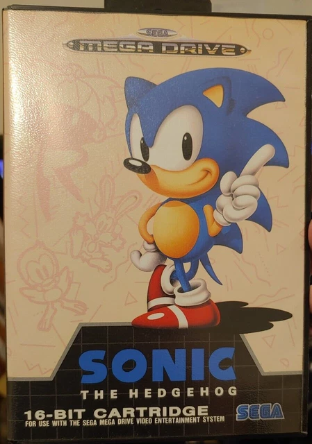 SONIC THE HEDGEHOG (Sega 1991) Sega Mega Drive (Modul, Manual, Box ...