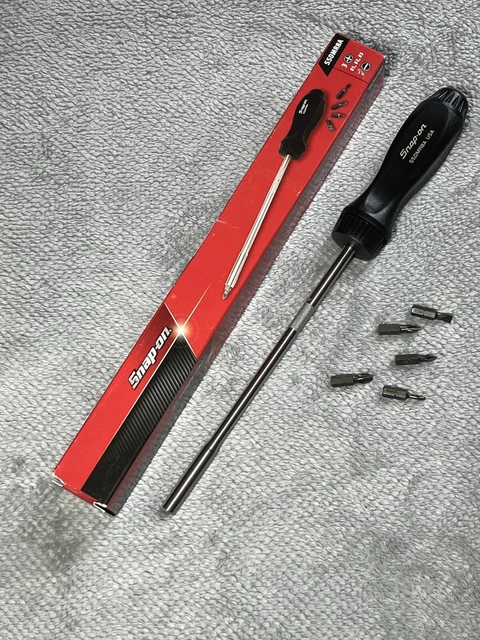 SNAP ON EXTRA Long Reach Ratcheting Screwdriver SSDMR8A. Free Post £70. ...