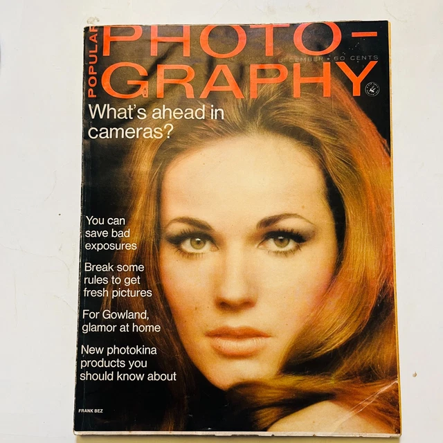 1960s Popular Photography Magazine Art Psychedelic Sexy Girls 35mm