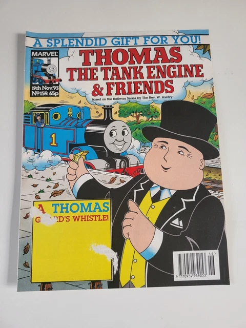 THOMAS THE TANK Engine And Friends No. 159 Marvel Comics 19th Nov 1993 ...